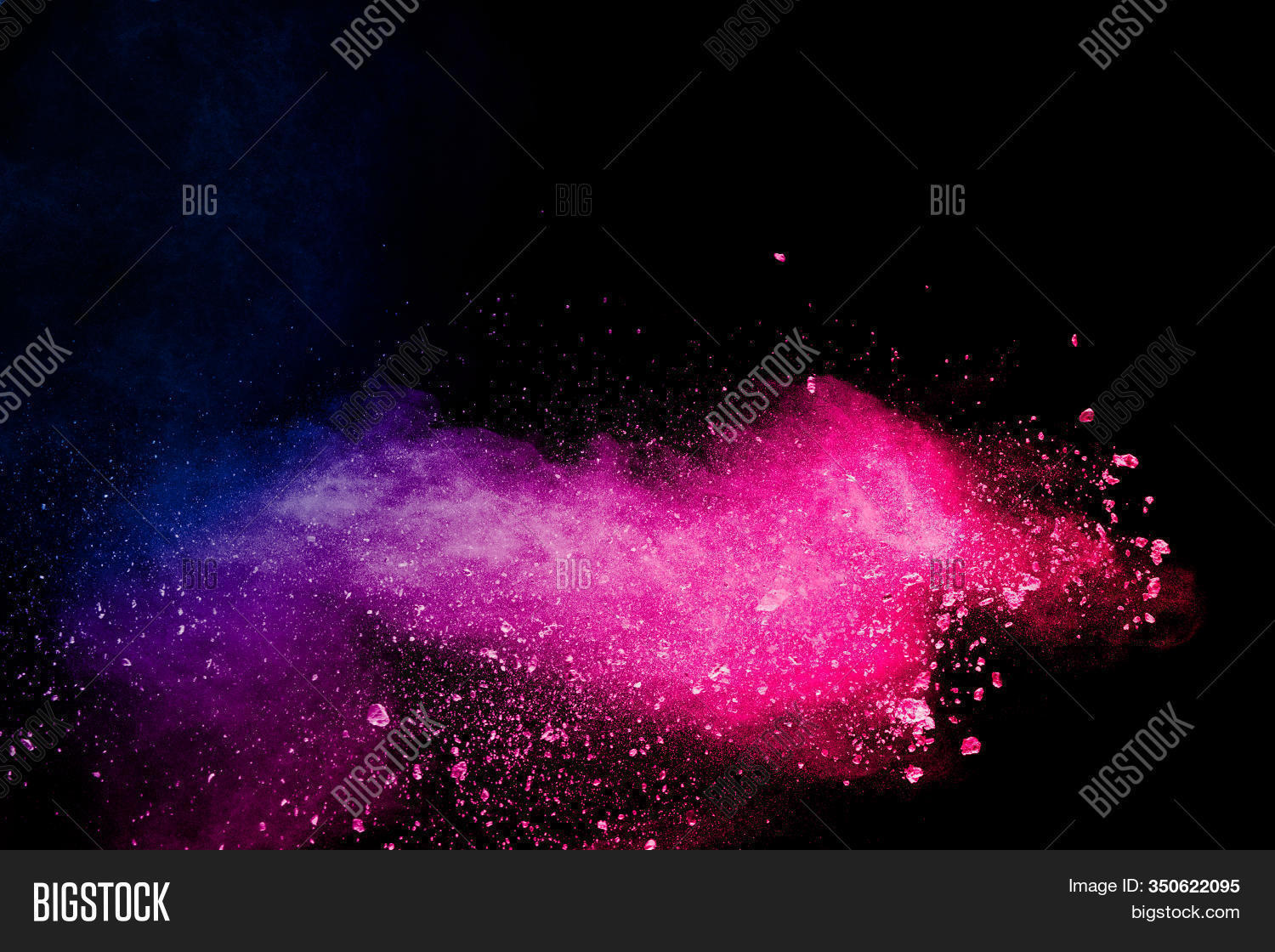 Blue Pink Powder Image & Photo (Free Trial) | Bigstock