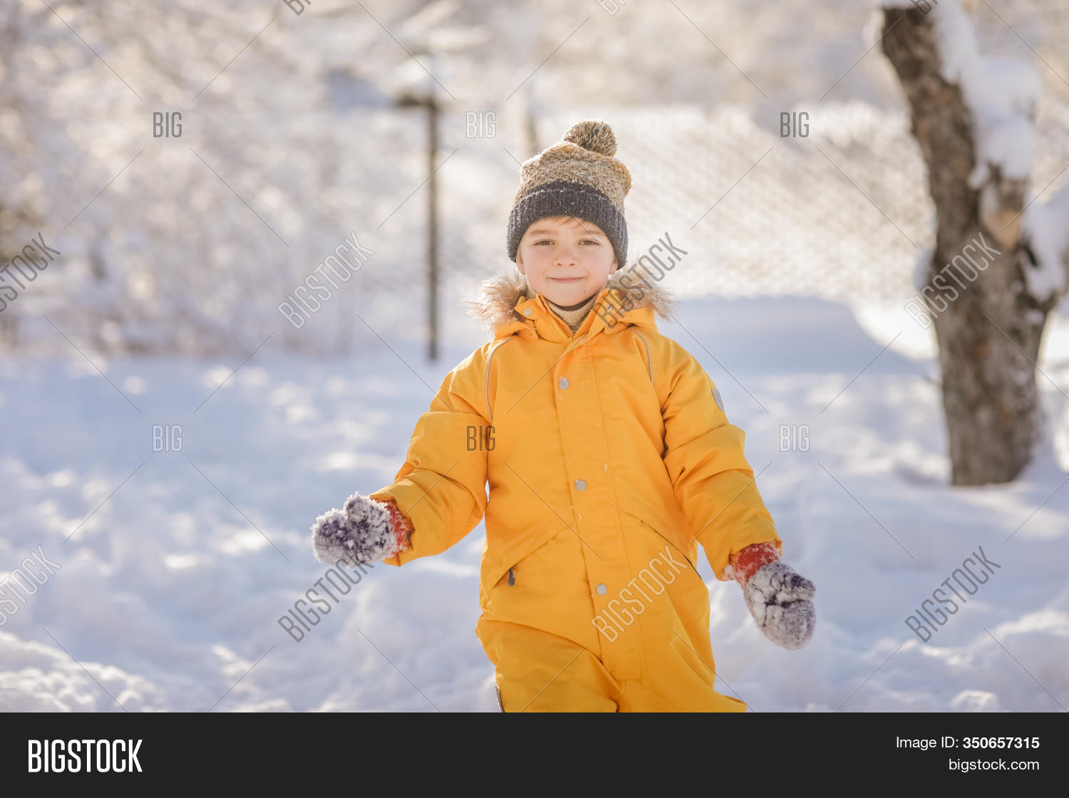 Boy Dressed Warm Image & Photo (Free Trial) | Bigstock