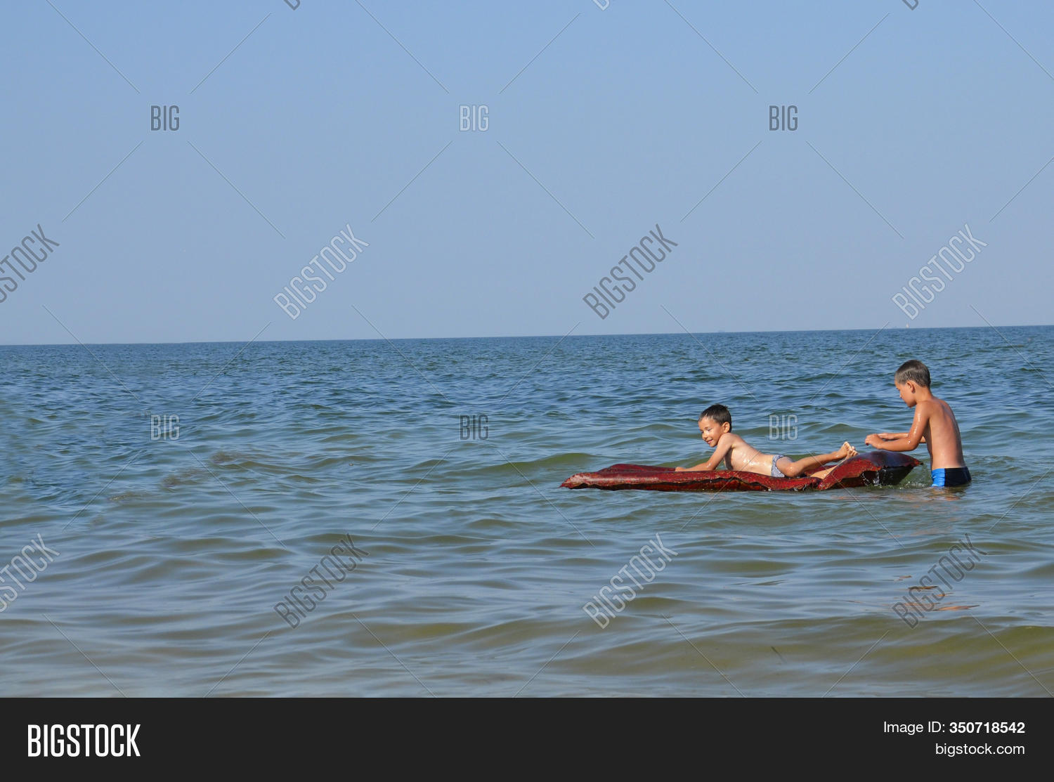 Friends Swim Together Image & Photo (Free Trial) | Bigstock