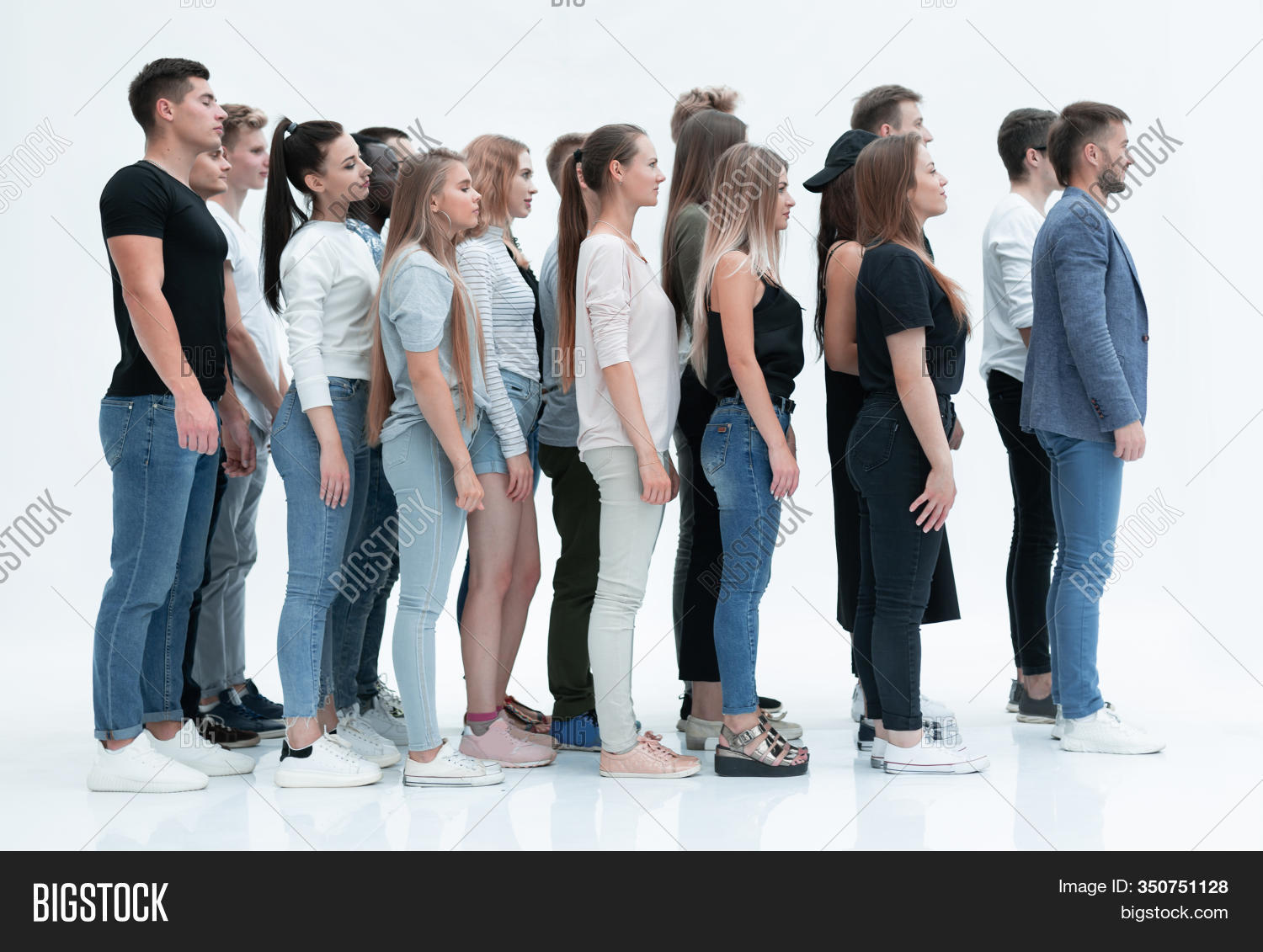 Side View. Group Image & Photo (Free Trial) | Bigstock