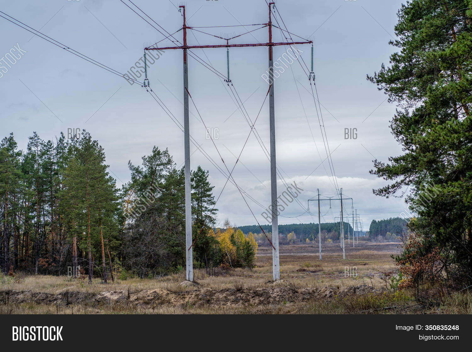 High Voltage Overhead Image & Photo (Free Trial) | Bigstock
