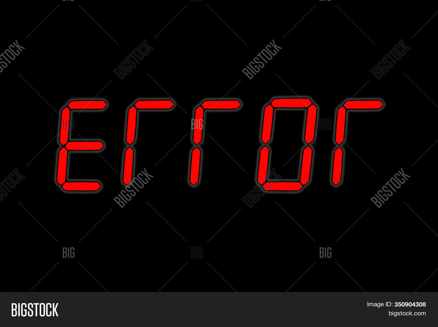 Error Message On Black Image & Photo (Free Trial) | Bigstock