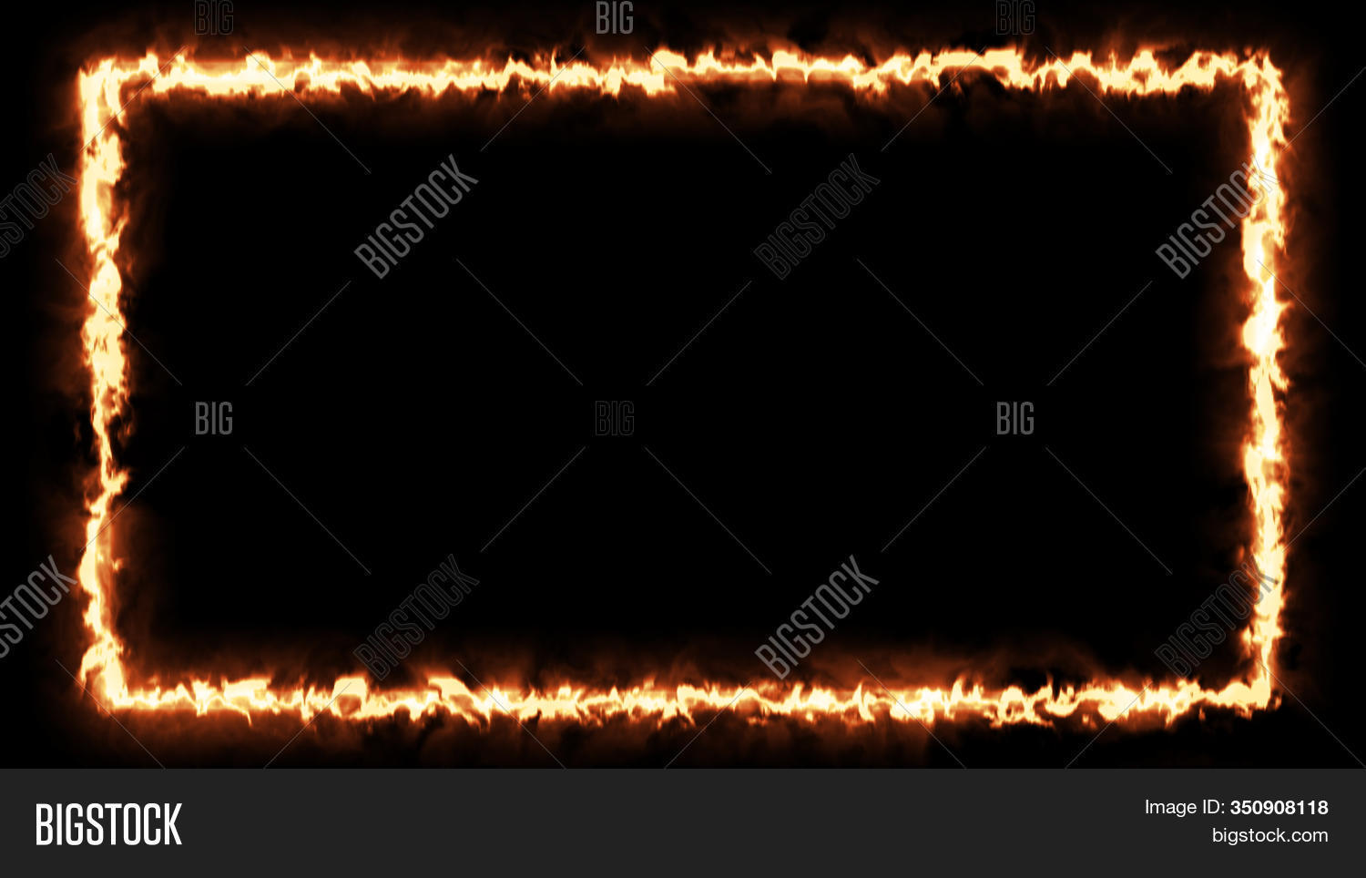 Empty Frame Fire Image & Photo (Free Trial) | Bigstock