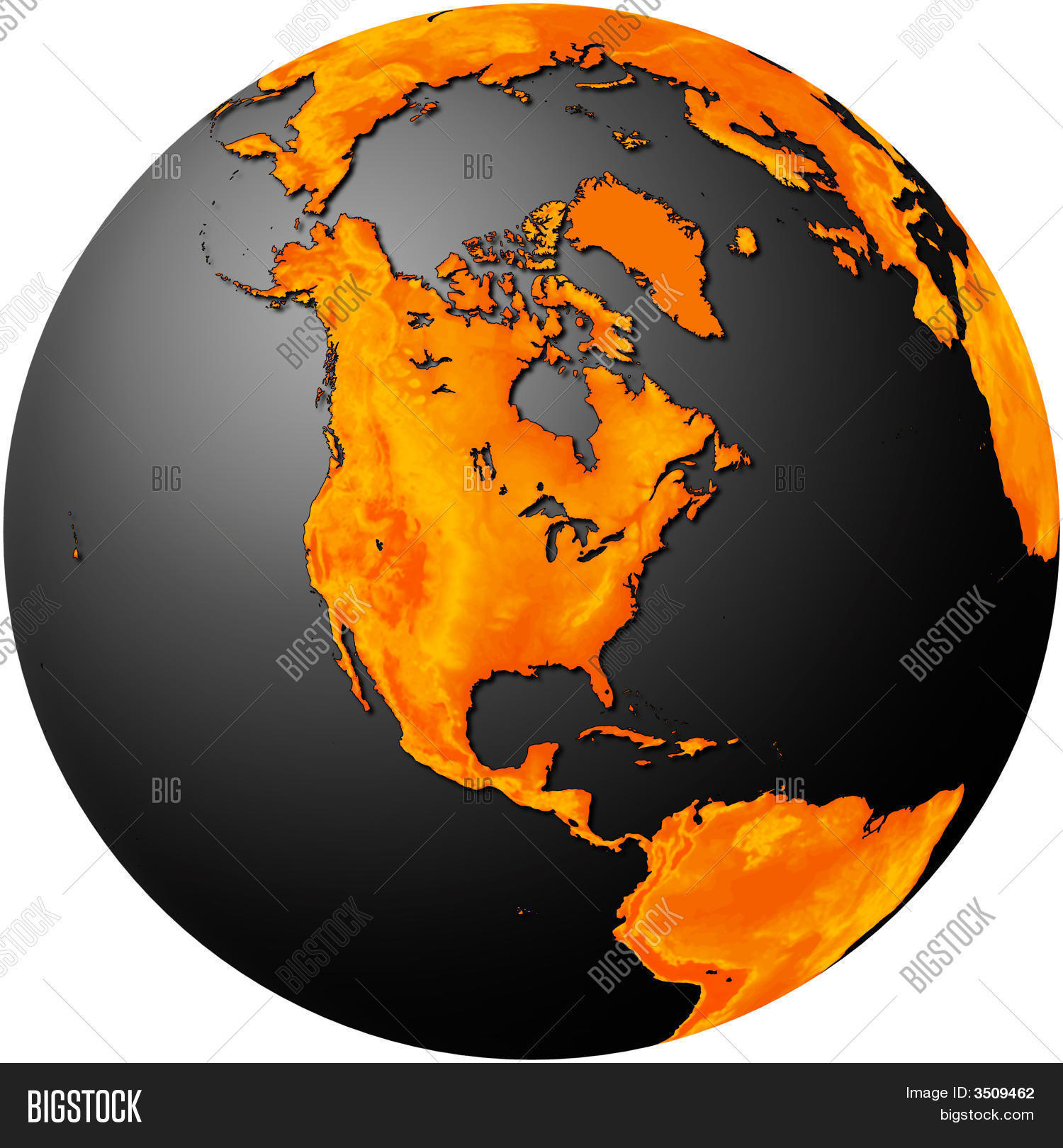 Globe North America Image & Photo (Free Trial) | Bigstock