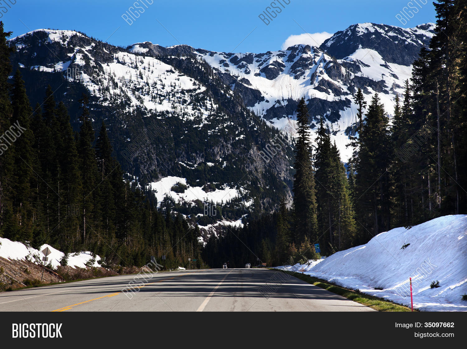 July Snow Mountain Image & Photo (Free Trial) | Bigstock