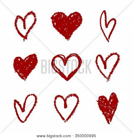 Hand Drawn Heart Shape Vector Design Images, Illustrations & Vectors ...