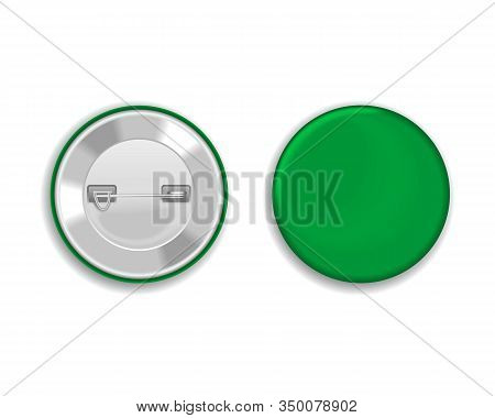 Green Blank Badge Vector & Photo (Free Trial) | Bigstock
