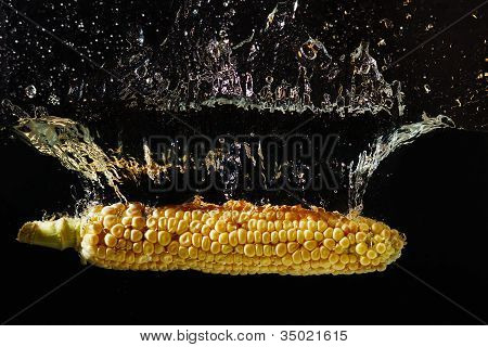 Dessert Corn Falling Image & Photo (Free Trial) | Bigstock