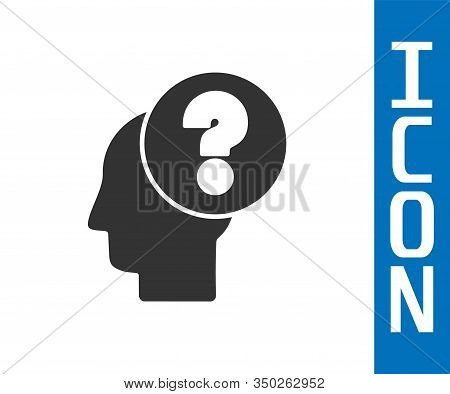 Grey Human Head Vector & Photo (Free Trial) | Bigstock