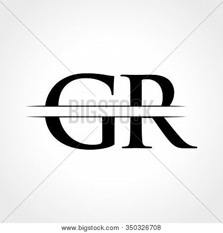 Gr Letter Type Logo Vector & Photo (Free Trial) | Bigstock