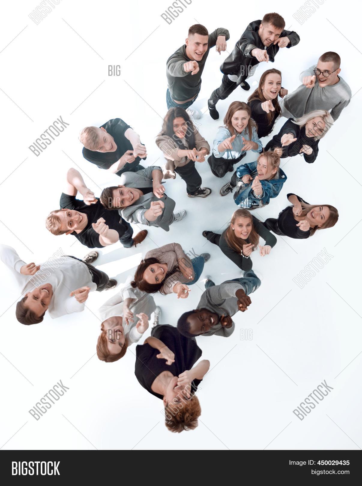 Top View. Large Group Image & Photo (Free Trial) | Bigstock