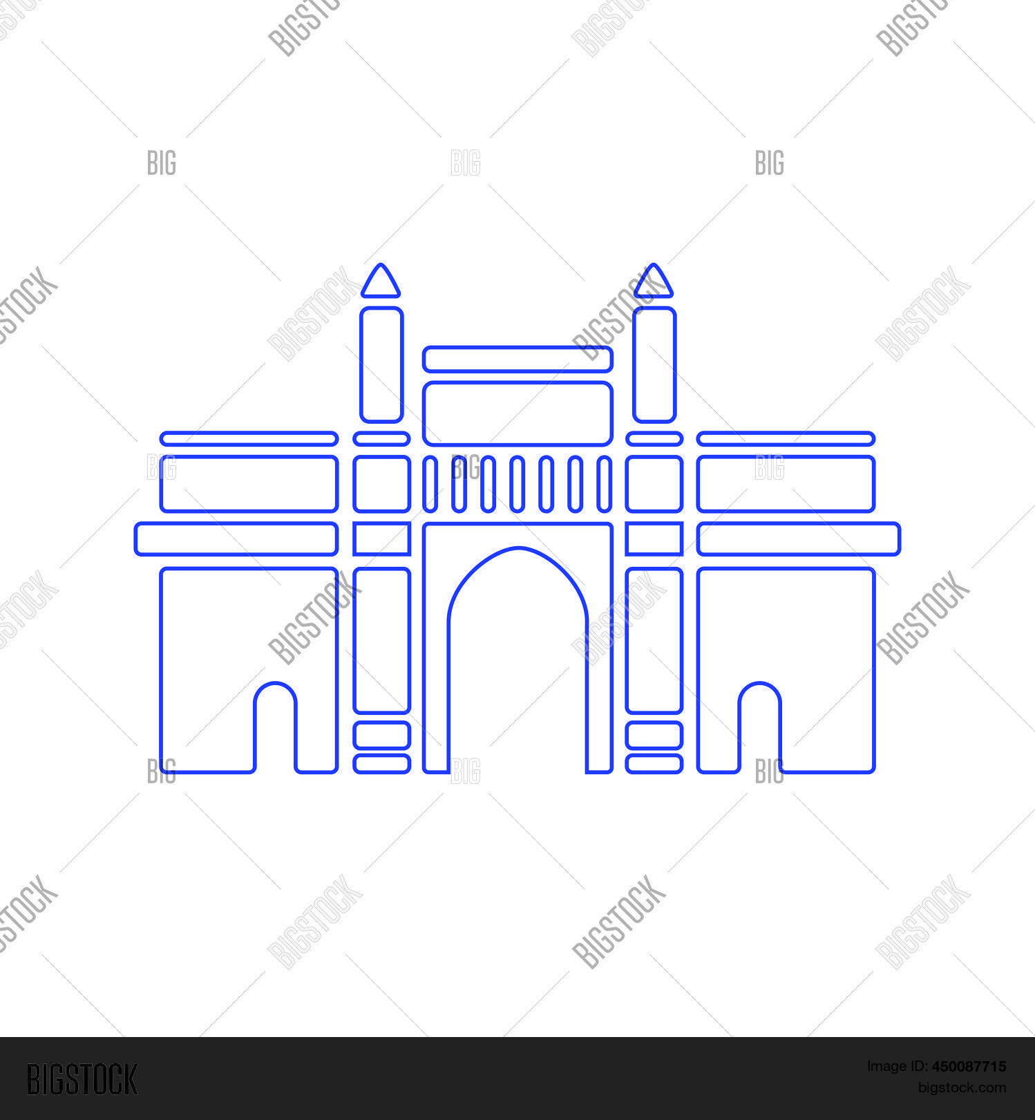 Gateway India Vector Vector & Photo (Free Trial) | Bigstock