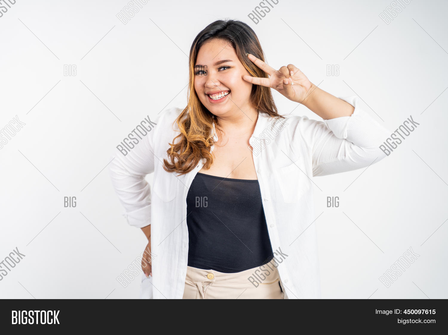 Asian Woman Cute Hand Image & Photo (Free Trial) | Bigstock