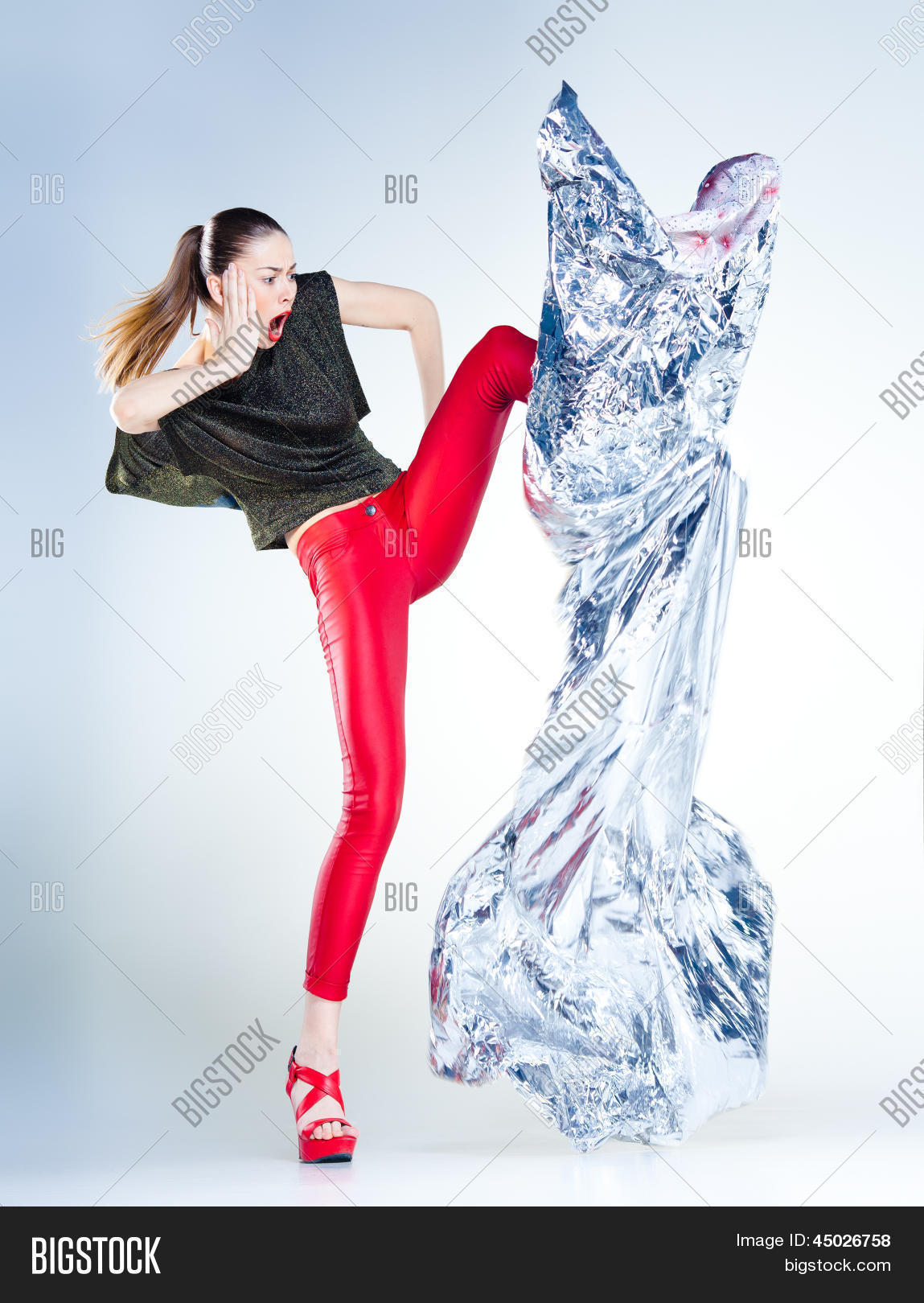 Sexy Model Slim Body Image & Photo (Free Trial) | Bigstock