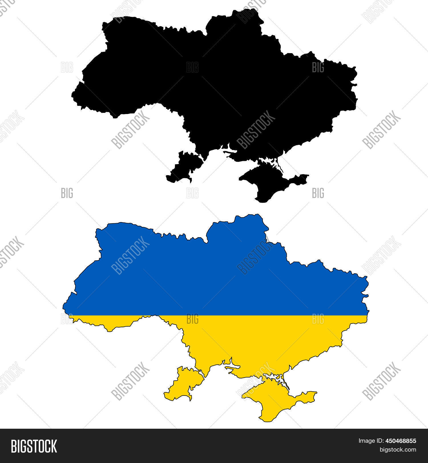 Map Ukraine On White Image & Photo (Free Trial) | Bigstock