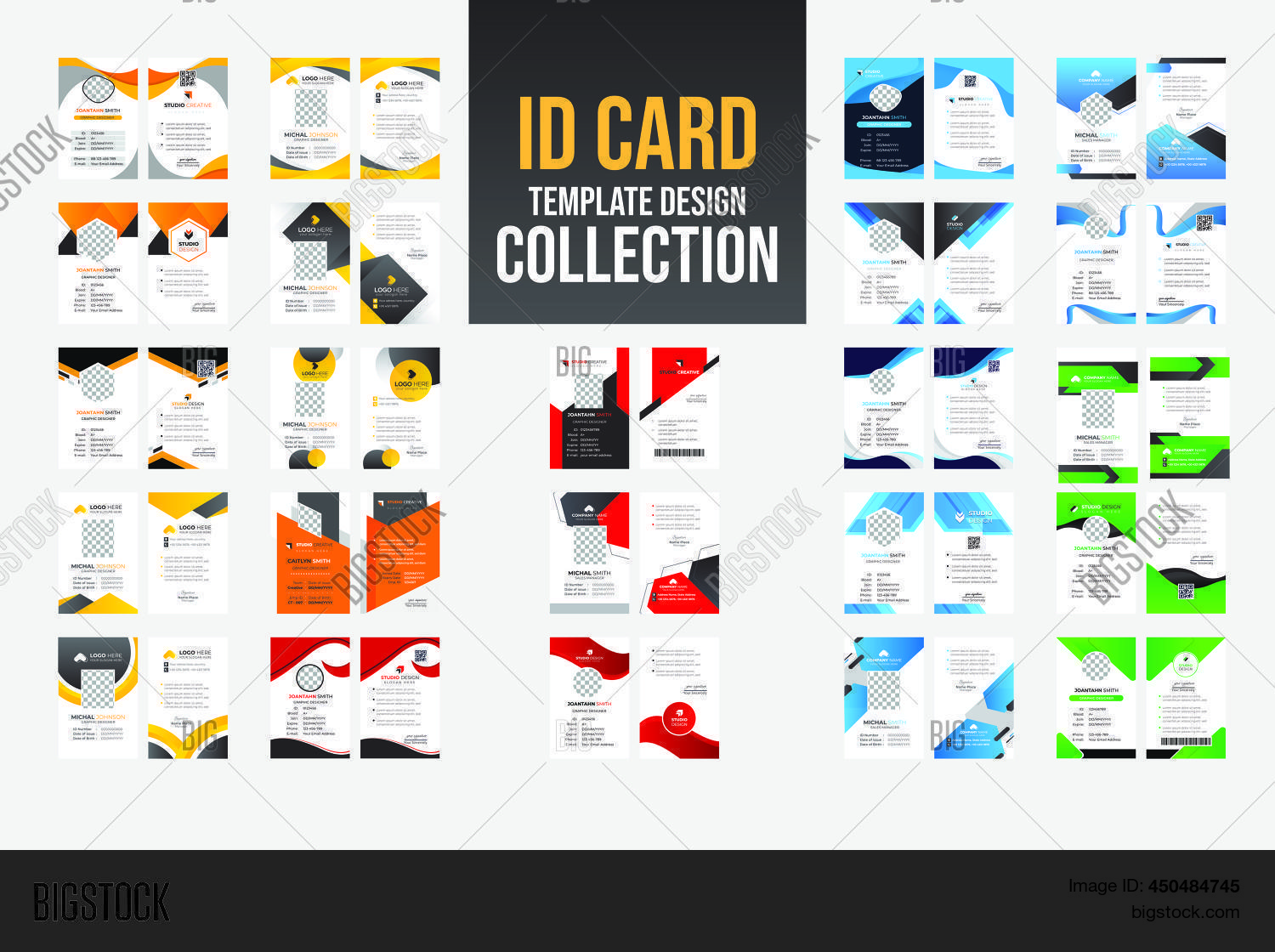 Simple Business Id Vector & Photo (Free Trial) | Bigstock