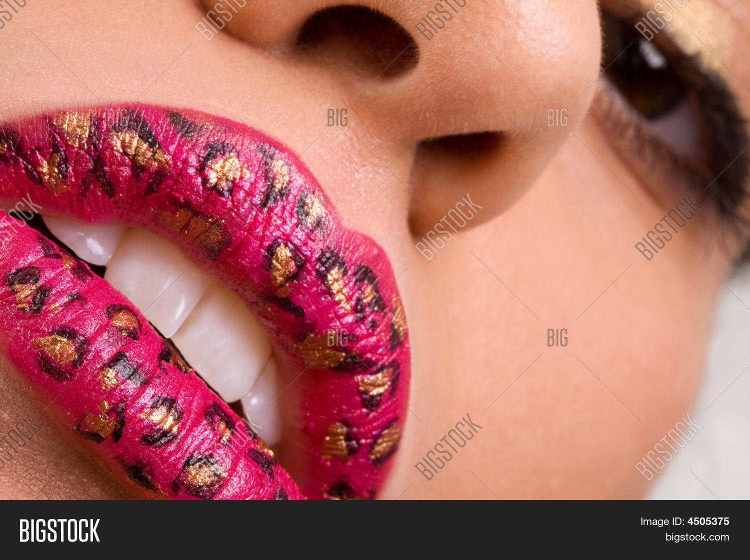 Pink Leopard Lips Image & Photo (Free Trial) | Bigstock
