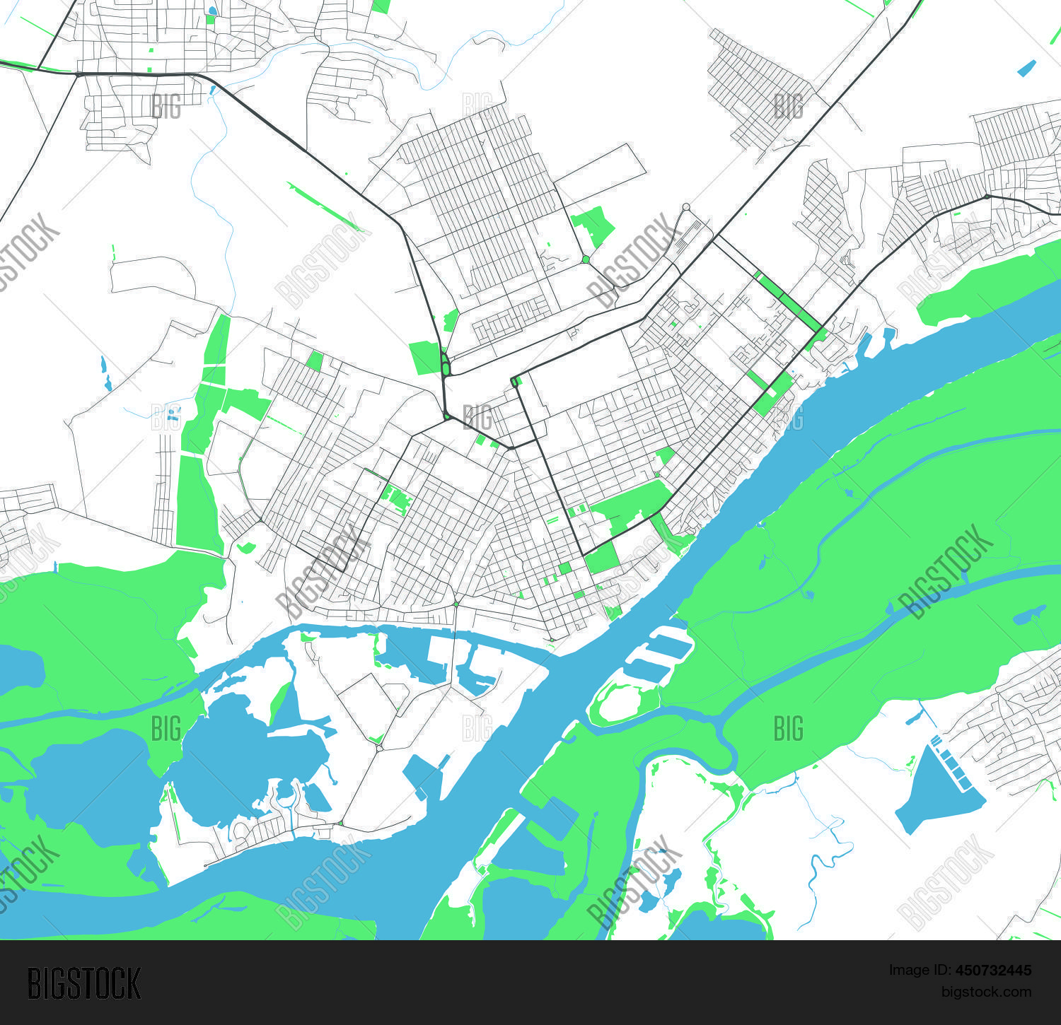 Kherson Vector Map. Vector & Photo (Free Trial) | Bigstock