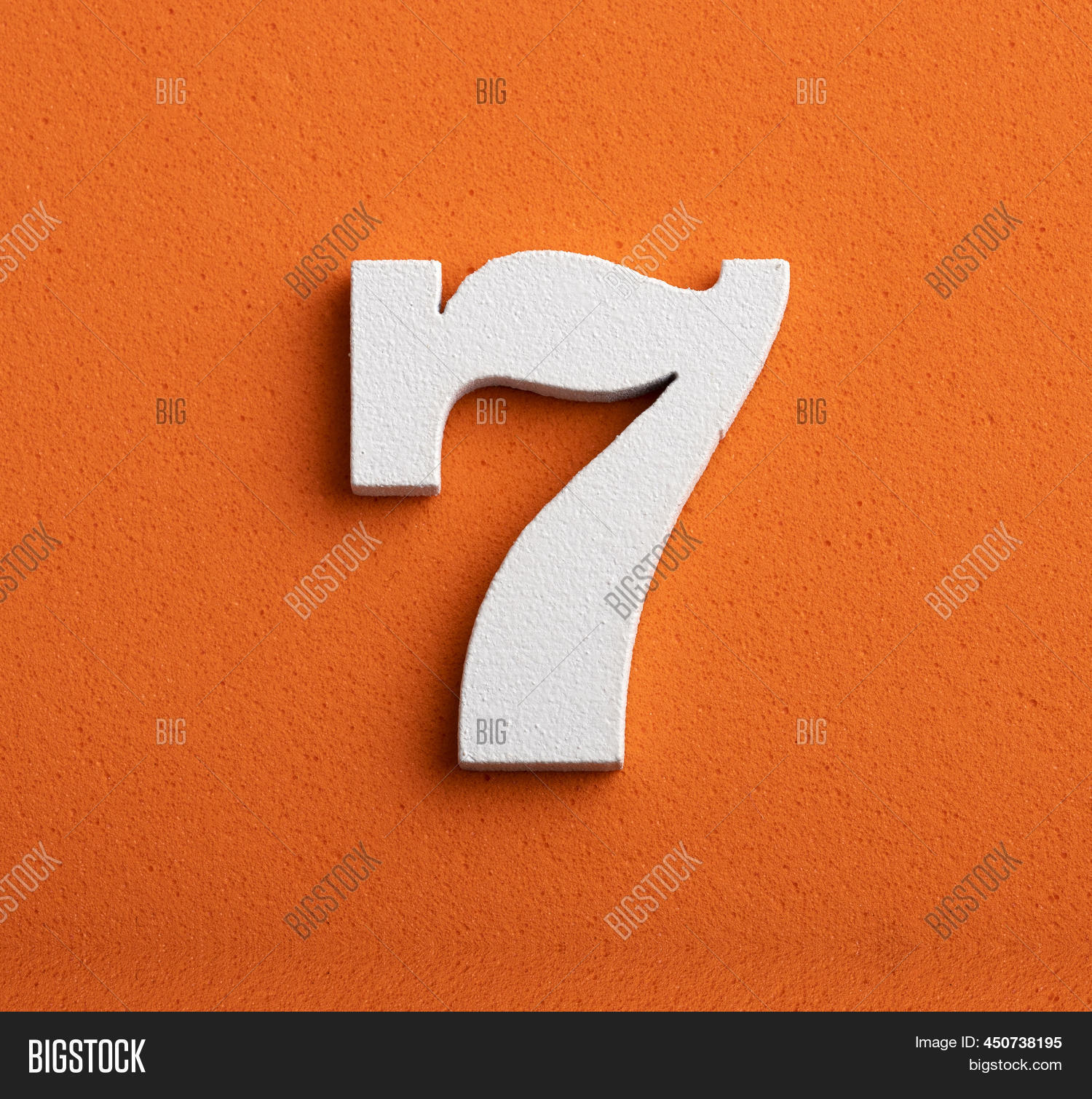 Number Seven - White Image & Photo (Free Trial) | Bigstock