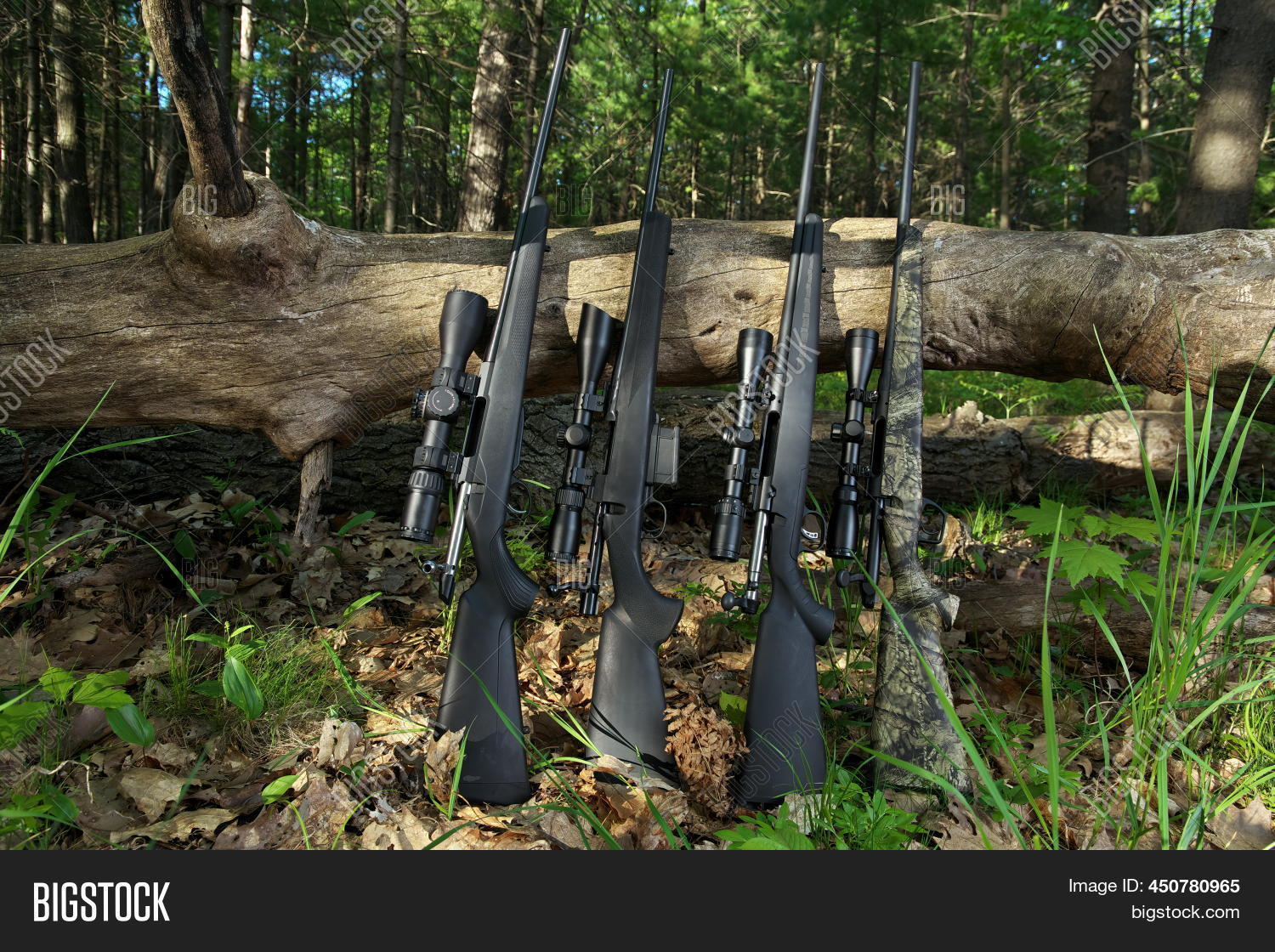 Four Hunting Rifles Image & Photo (Free Trial) | Bigstock