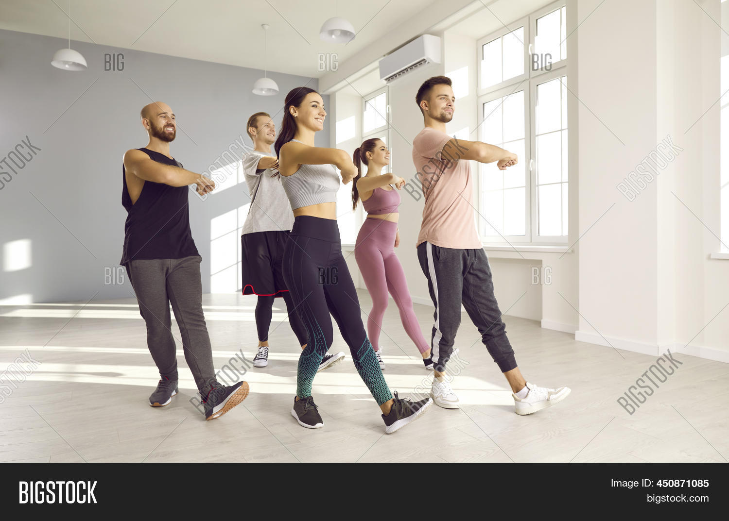 Group Happy Fit Young Image & Photo (Free Trial) | Bigstock