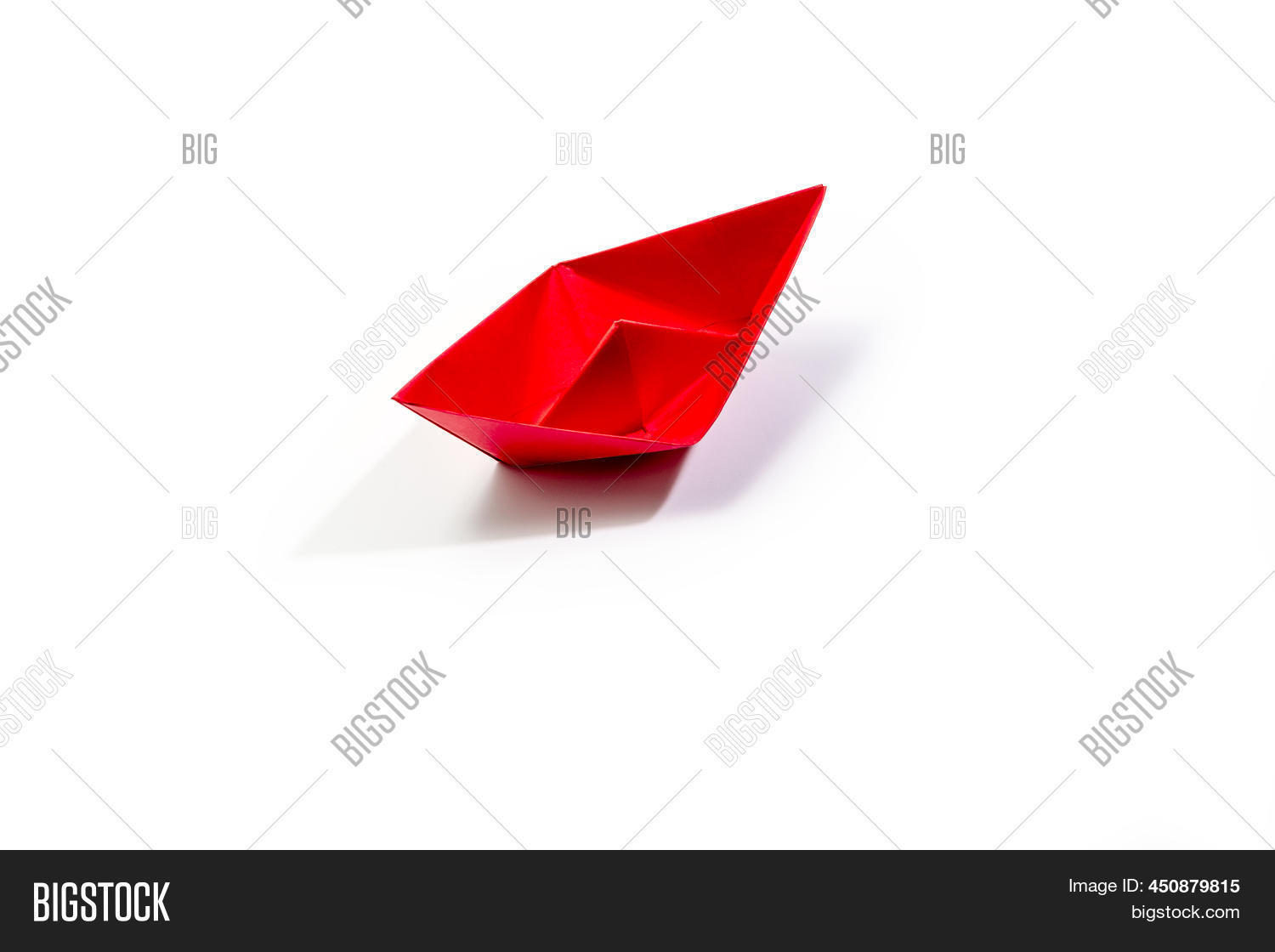 Red Boat Made Paper Image & Photo (Free Trial) | Bigstock