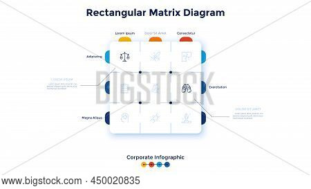 Matrix Diagram 9 Vector & Photo (Free Trial) | Bigstock