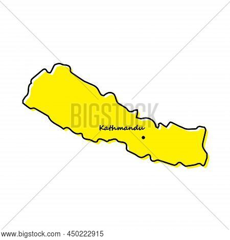 Simple Outline Map Vector & Photo (Free Trial) | Bigstock