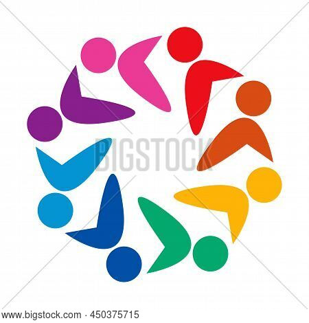 Group Eight People Vector & Photo (Free Trial) | Bigstock
