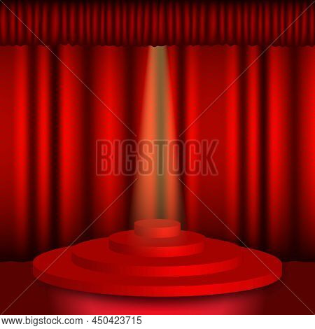 Hot Red Round Stack Image & Photo (Free Trial) | Bigstock