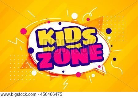Kids Fun Zone Cartoon Vector & Photo (Free Trial) | Bigstock