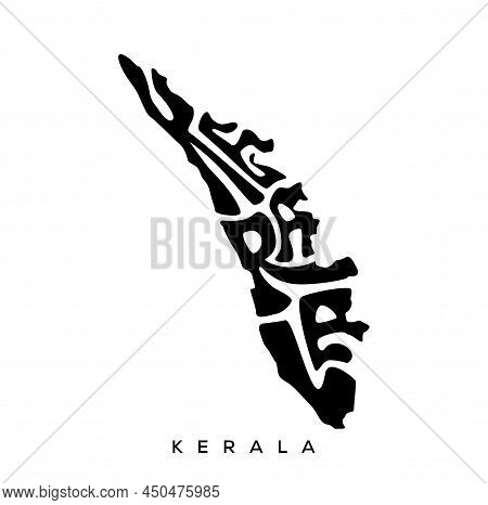 Kerala Map Lettering Image & Photo (Free Trial) | Bigstock