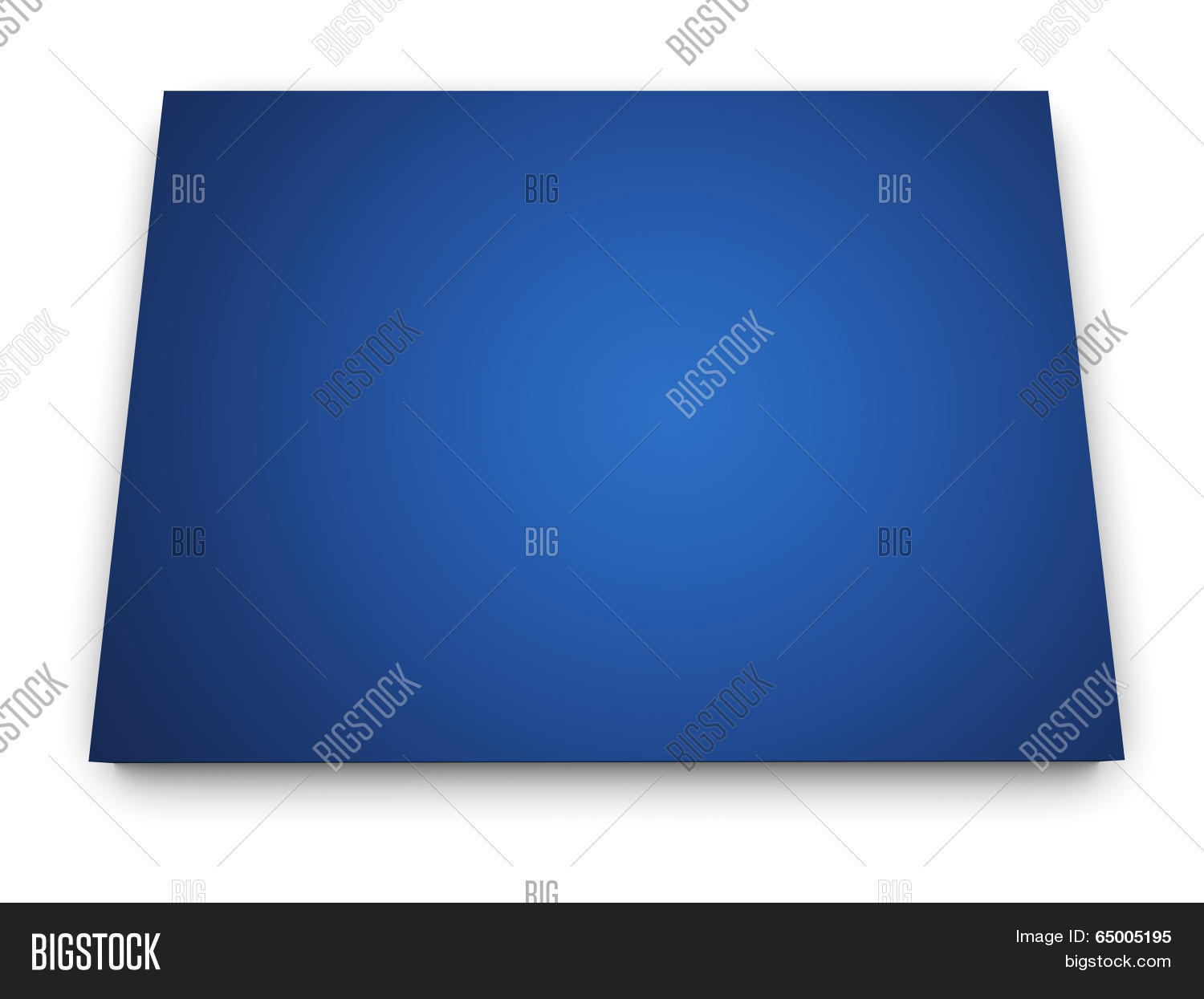 Map Colorado 3D Shape Image & Photo (Free Trial) | Bigstock