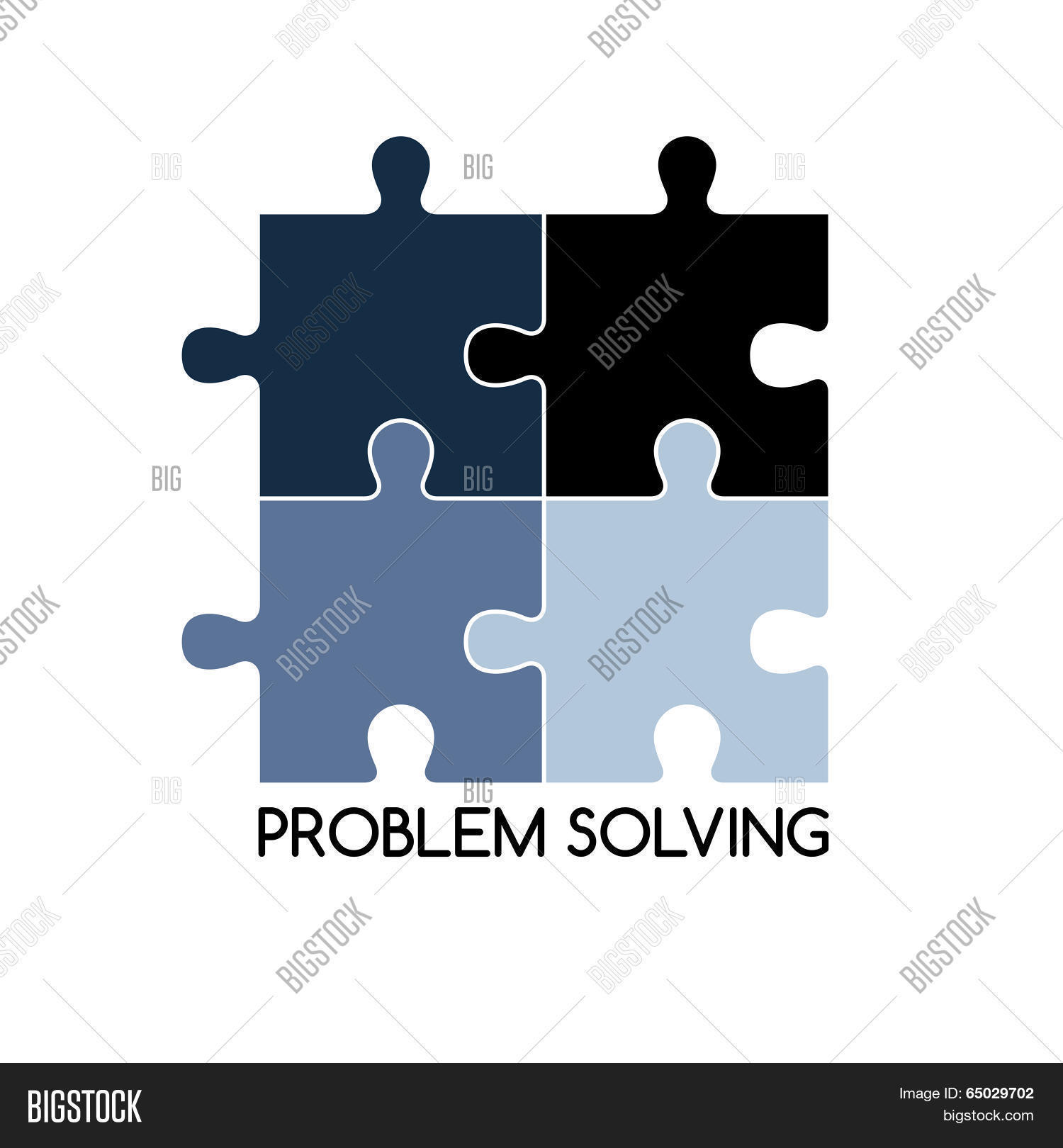 Puzzle Problem Icon Vector & Photo (Free Trial) | Bigstock