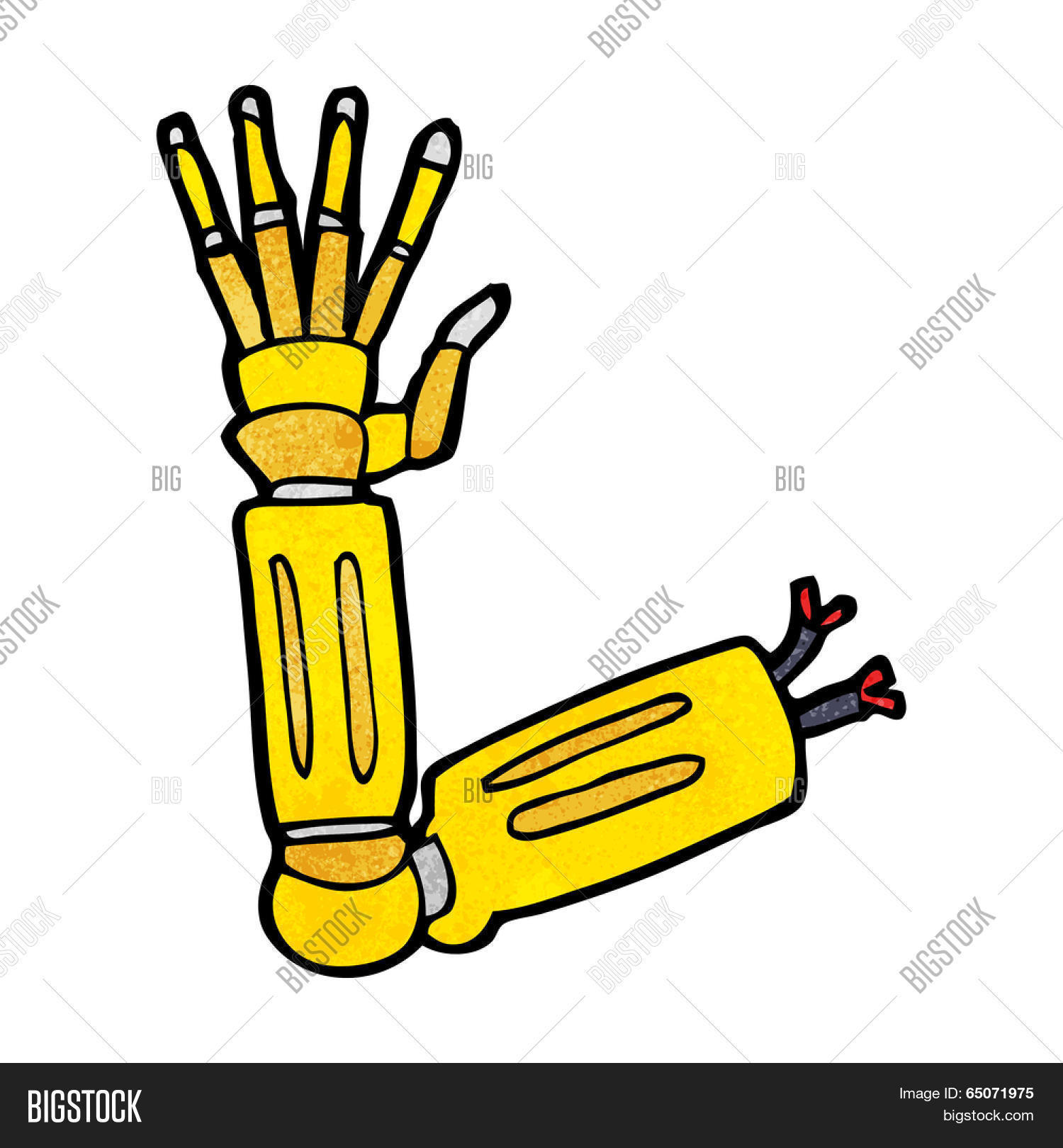 Cartoon Robot Arm Image & Photo (Free Trial) | Bigstock