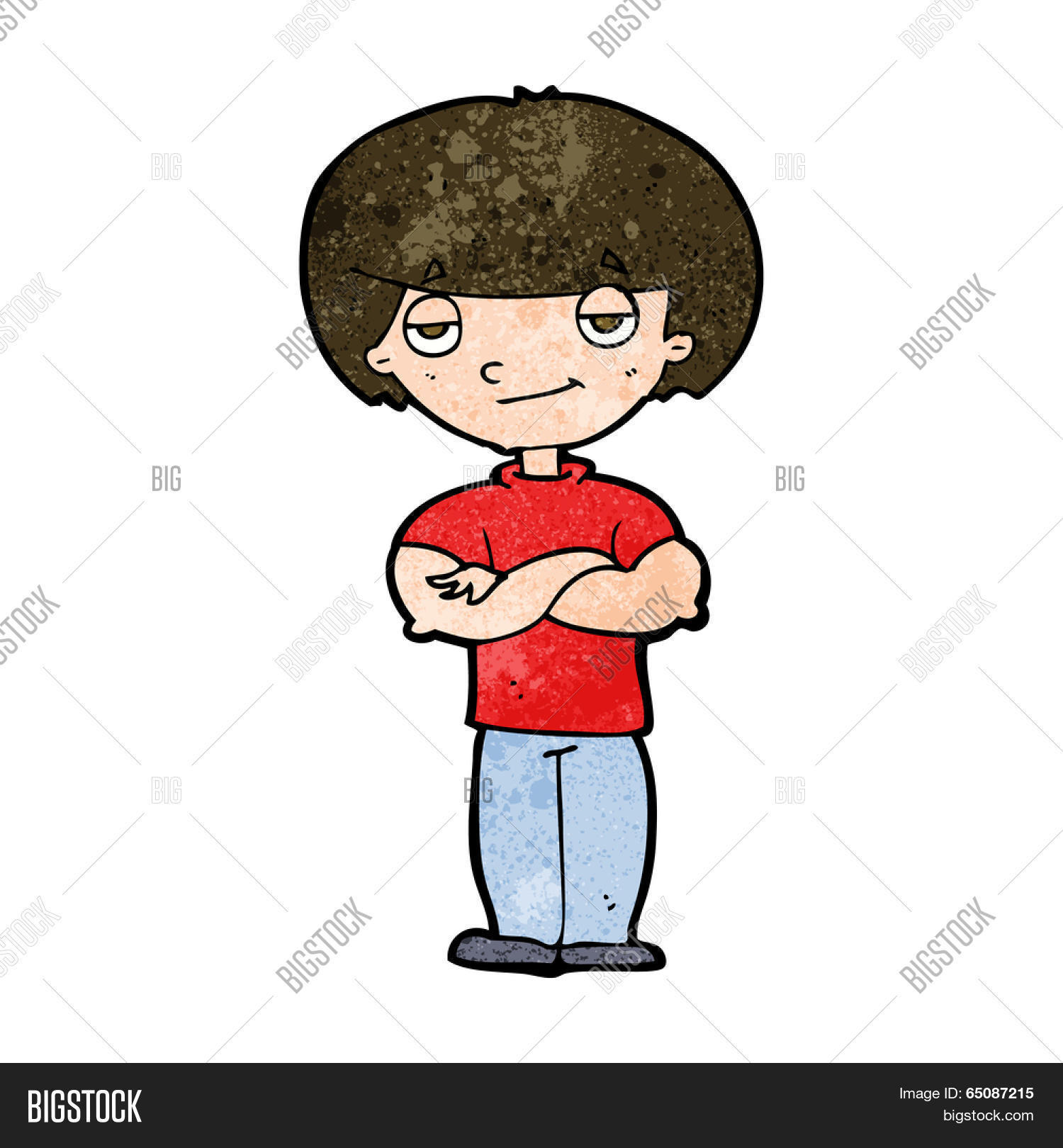 Cartoon Smug Looking Image & Photo (Free Trial) | Bigstock
