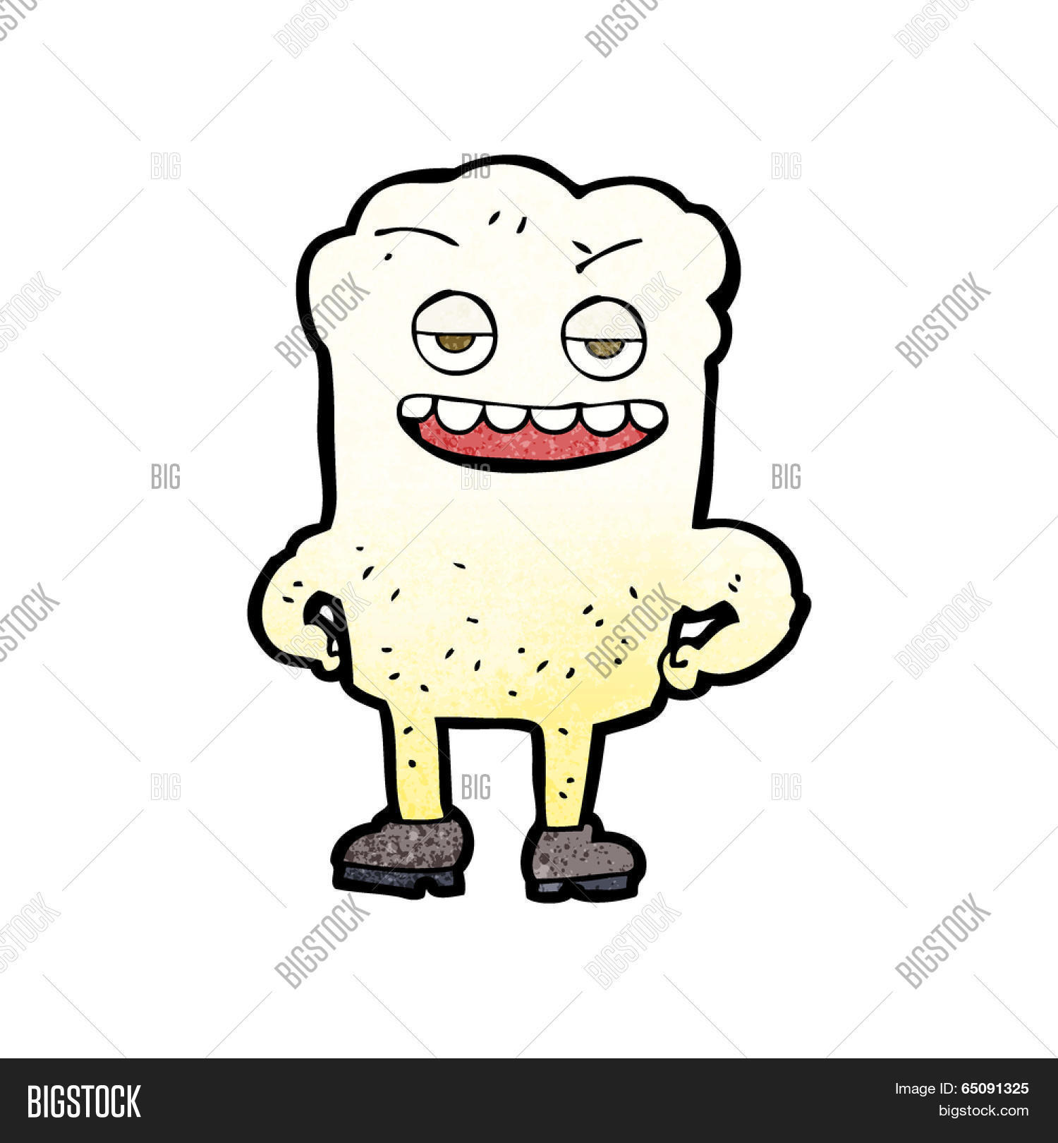 Cartoon Tooth Looking Image & Photo (Free Trial) | Bigstock