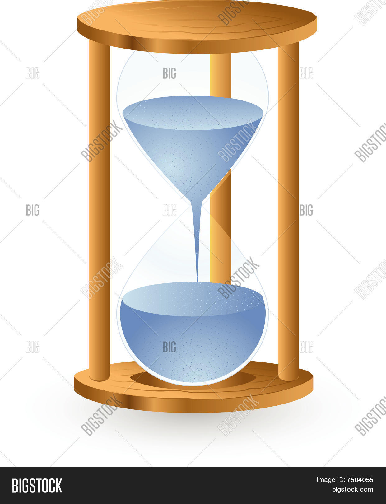Sandglass Vector & Photo (Free Trial) | Bigstock