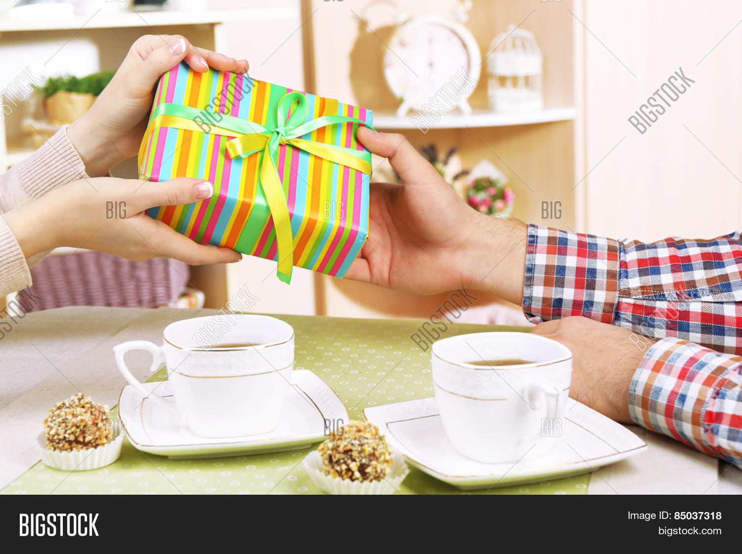 Female Male Hands Cups Image & Photo (Free Trial) | Bigstock