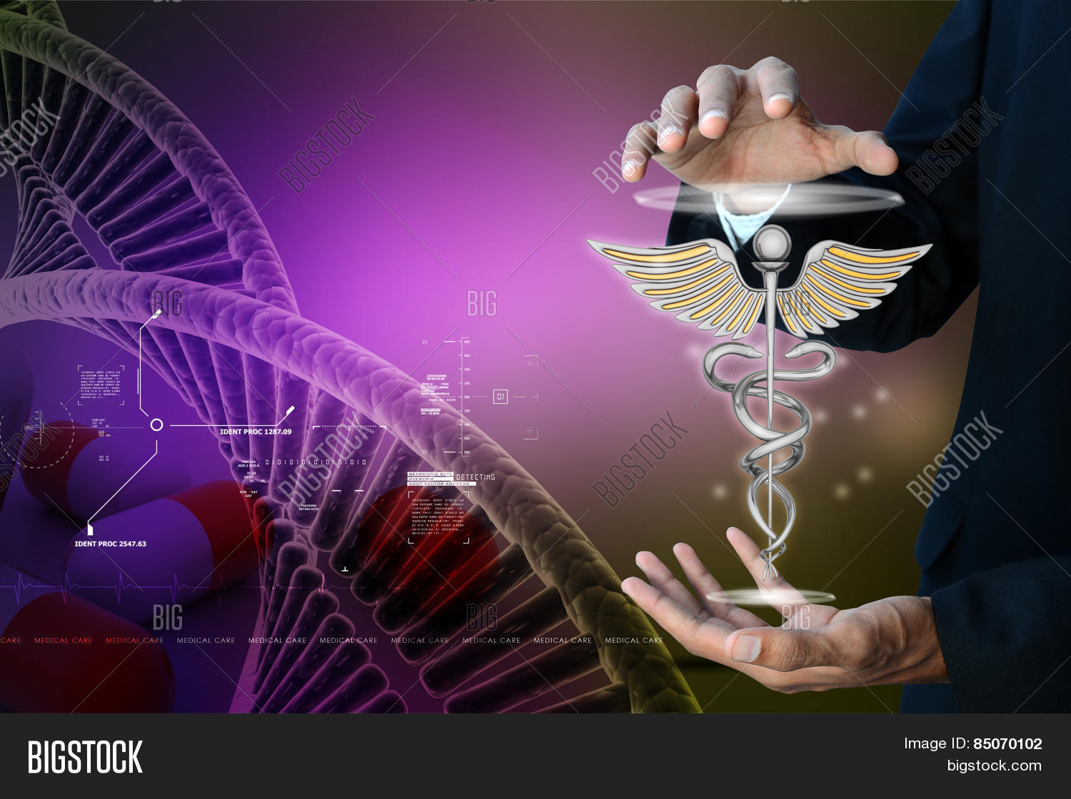 Man Showing Caduceus Image & Photo (Free Trial) | Bigstock