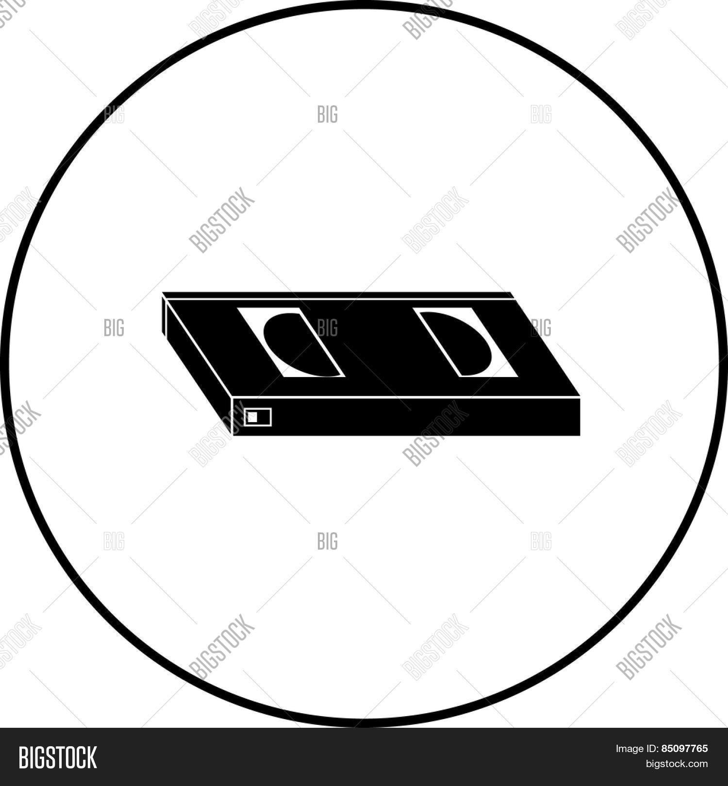 Vhs Videotape Symbol Vector & Photo (Free Trial) | Bigstock