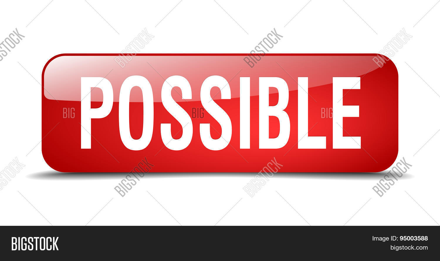 Possible Red Square Vector & Photo (Free Trial) | Bigstock
