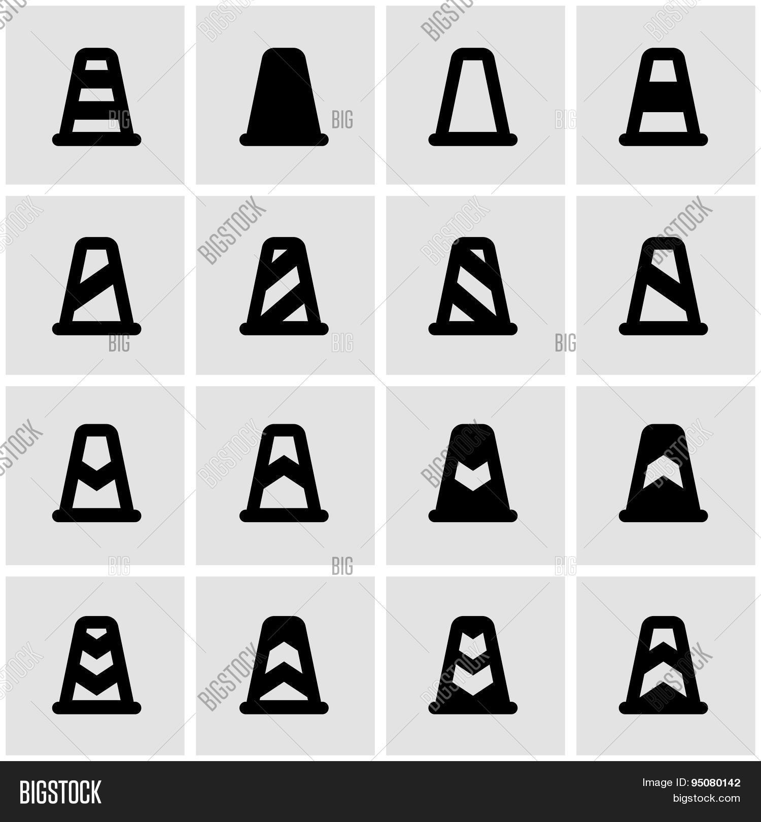 Vector Black Traffic Vector & Photo (Free Trial) | Bigstock