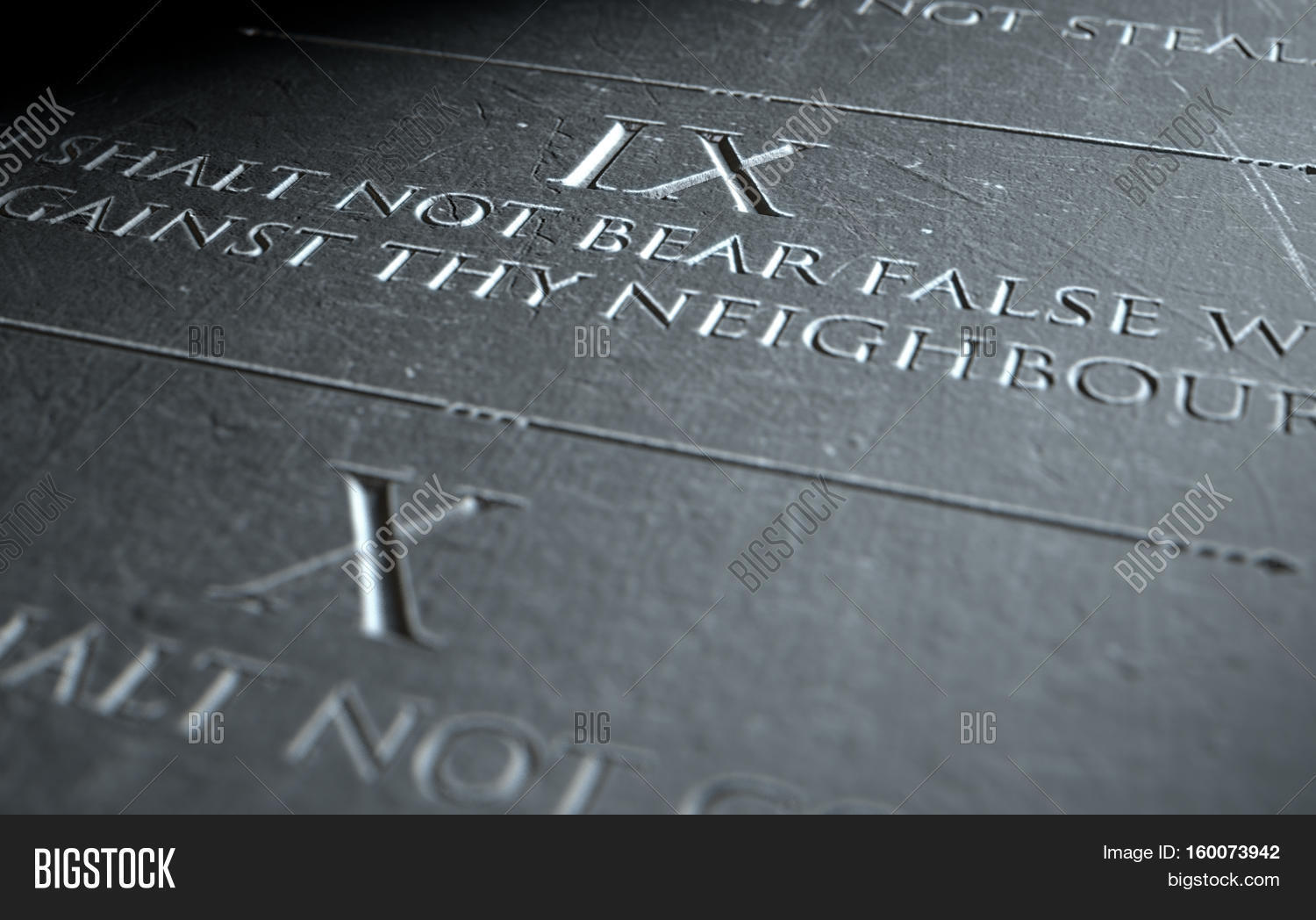 Ninth Commandment Image & Photo (Free Trial) | Bigstock