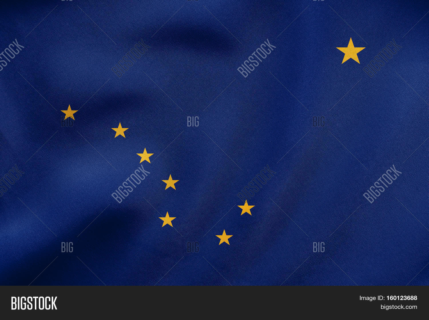 Flag Alaska Waving, Image & Photo (Free Trial) | Bigstock