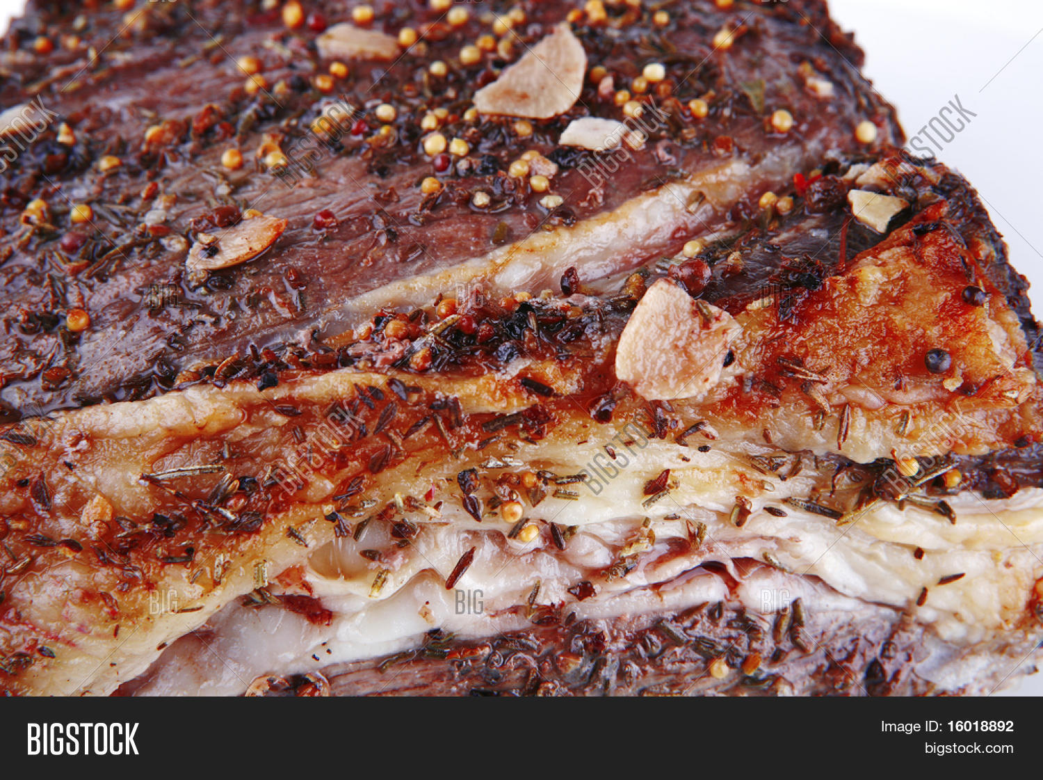 Whole Meat Chunk Over Image & Photo (Free Trial) | Bigstock