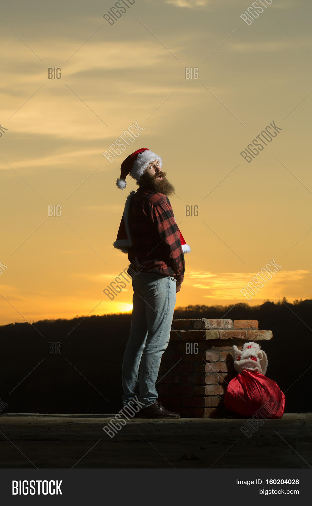 Christmas Bad Santa On Image & Photo (Free Trial) | Bigstock