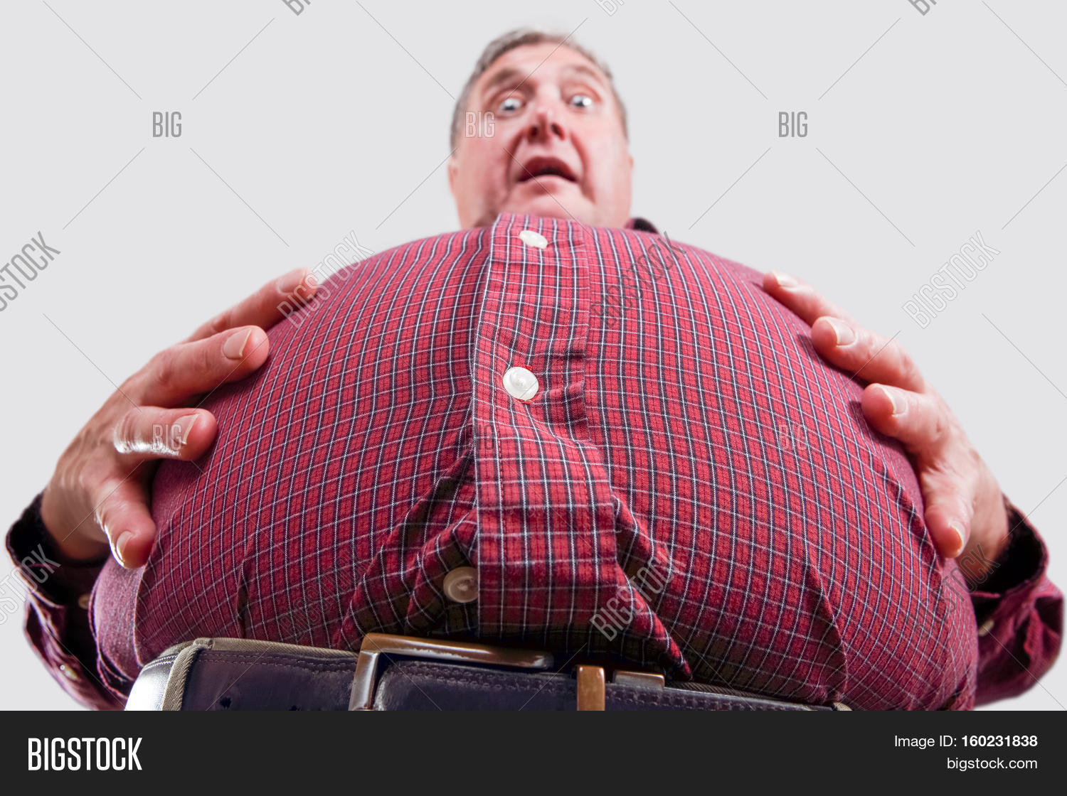 Overweight Stomach ( Image & Photo (Free Trial) | Bigstock