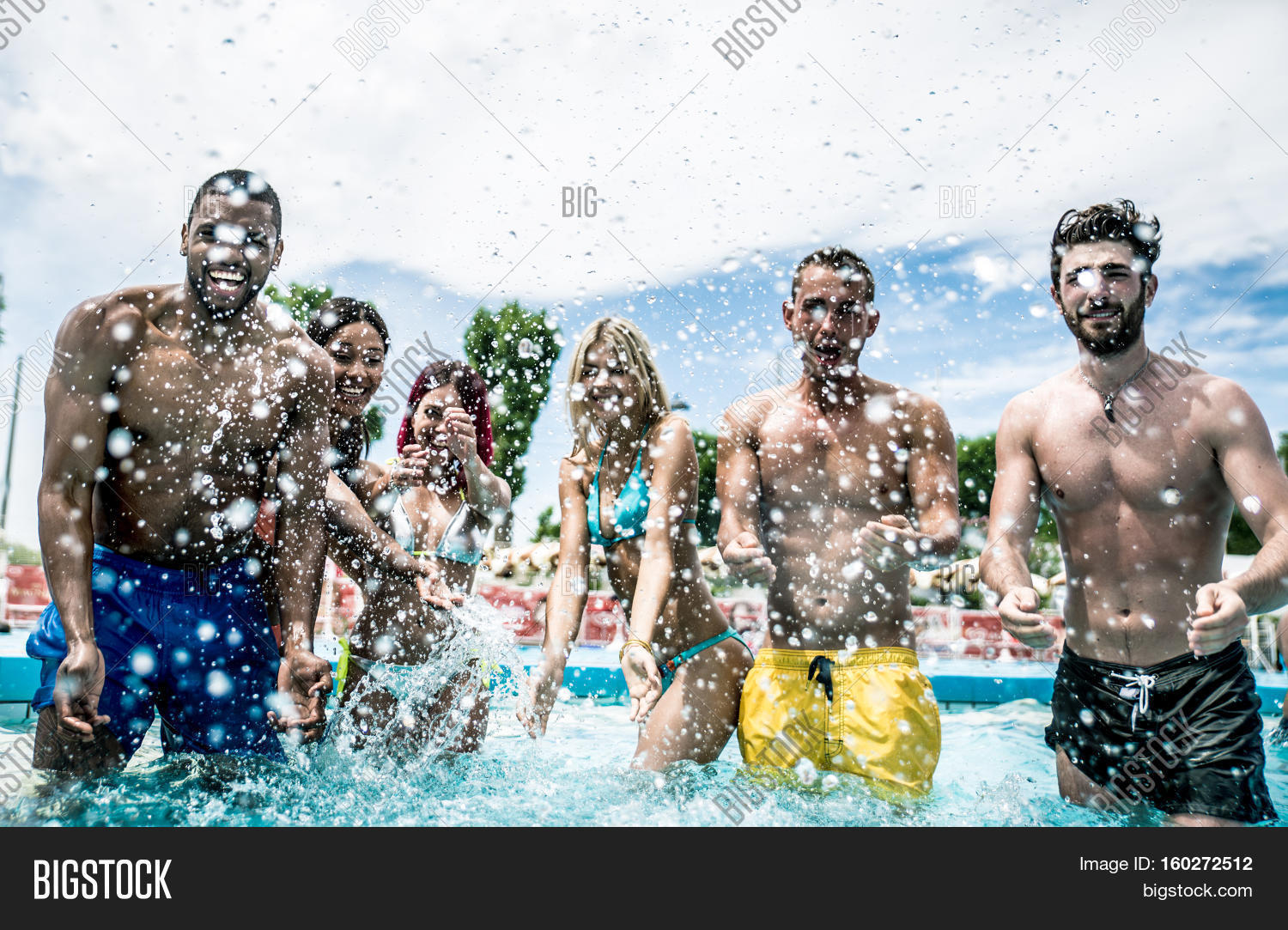 Group Friends Making Image & Photo (Free Trial) | Bigstock