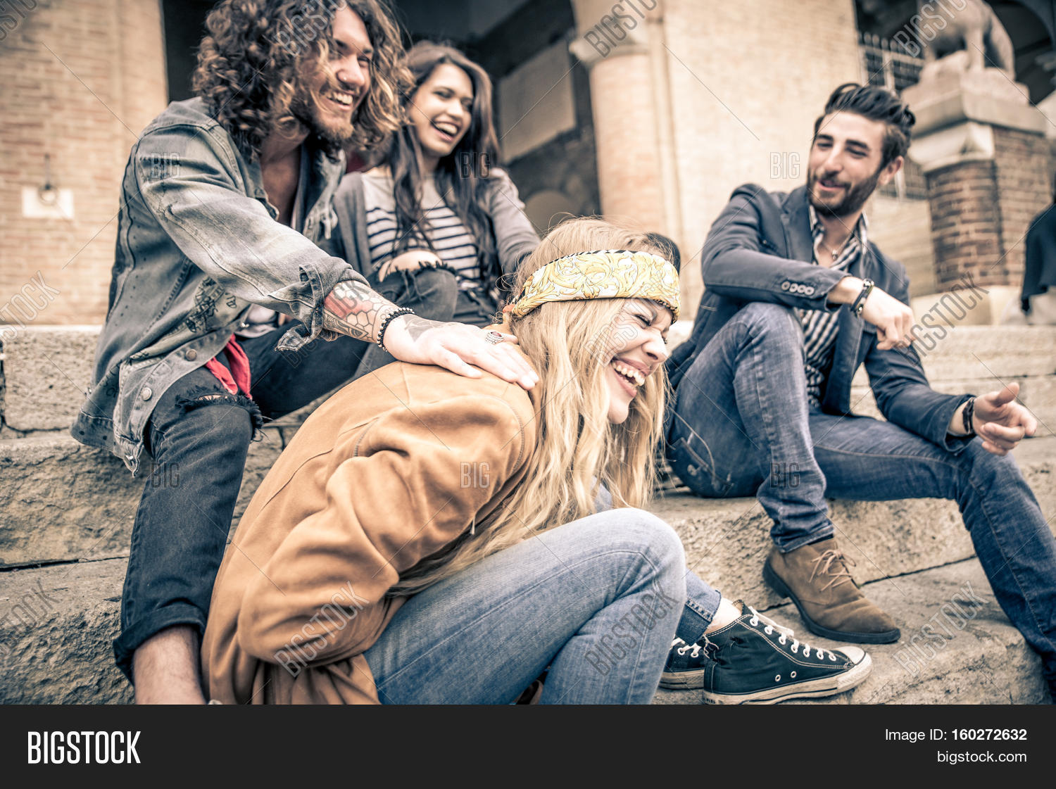 Group Four Friends Image & Photo (Free Trial) | Bigstock